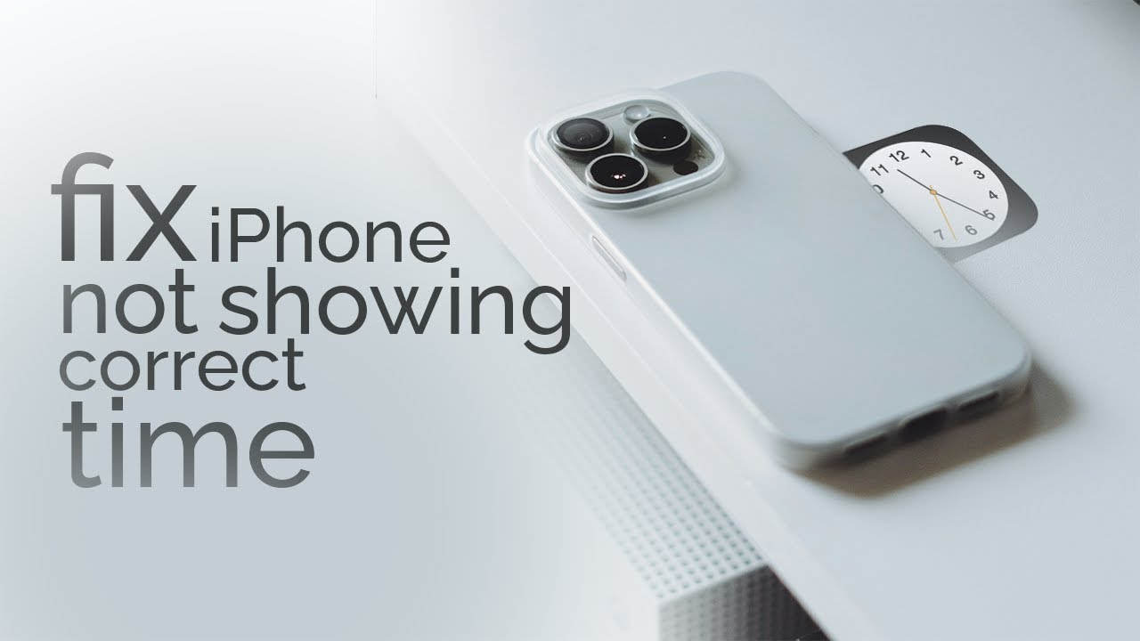 How to Fix iPhone Not Showing Correct Time - YouTube