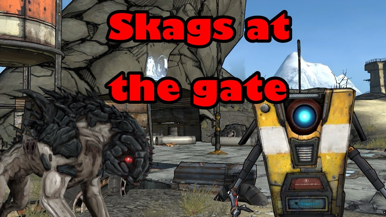 Skags At The Gate + Claptrap’s rescue | Borderlands Episode 2 - YouTube