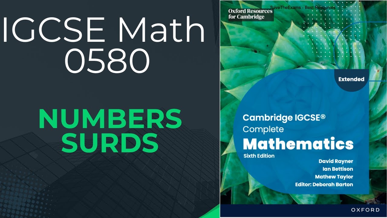 Surds | IGCSE Math 0580 - YouTube