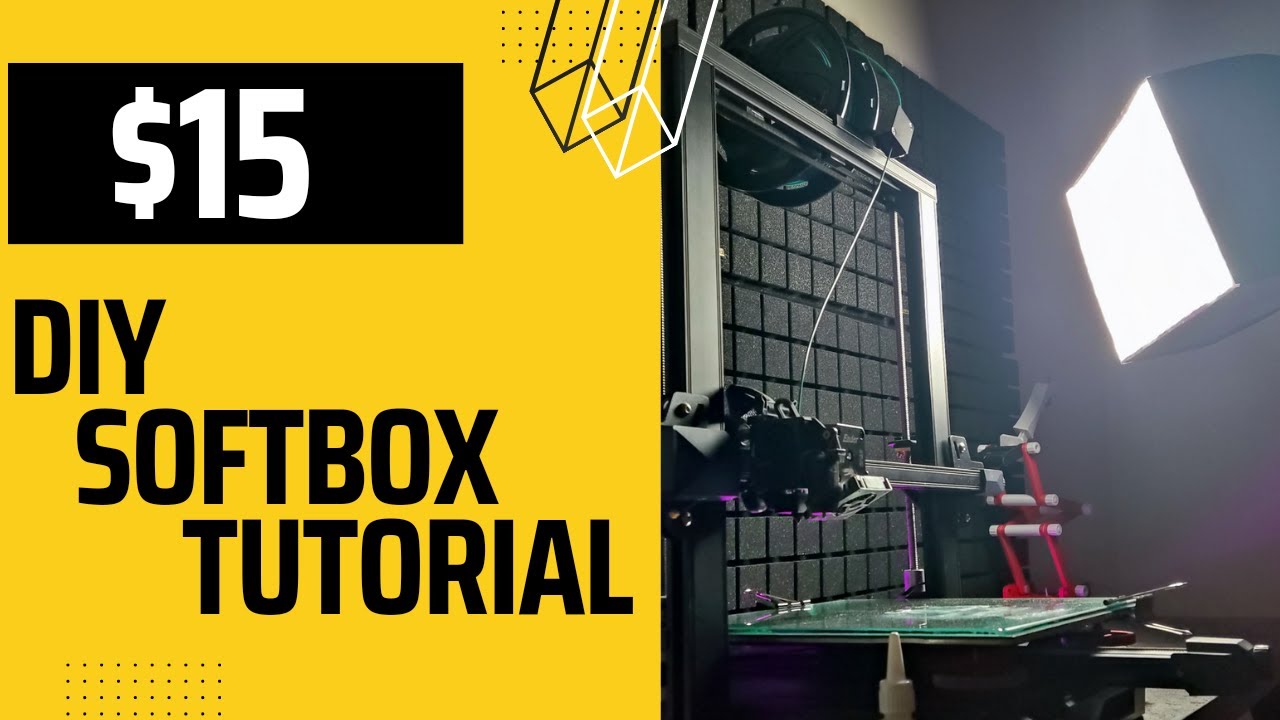 How To Build A DIY Softbox on a Budget | 3D printed - YouTube
