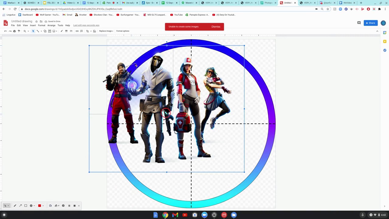 how to make a custom scope for krunker with google drawings and ...