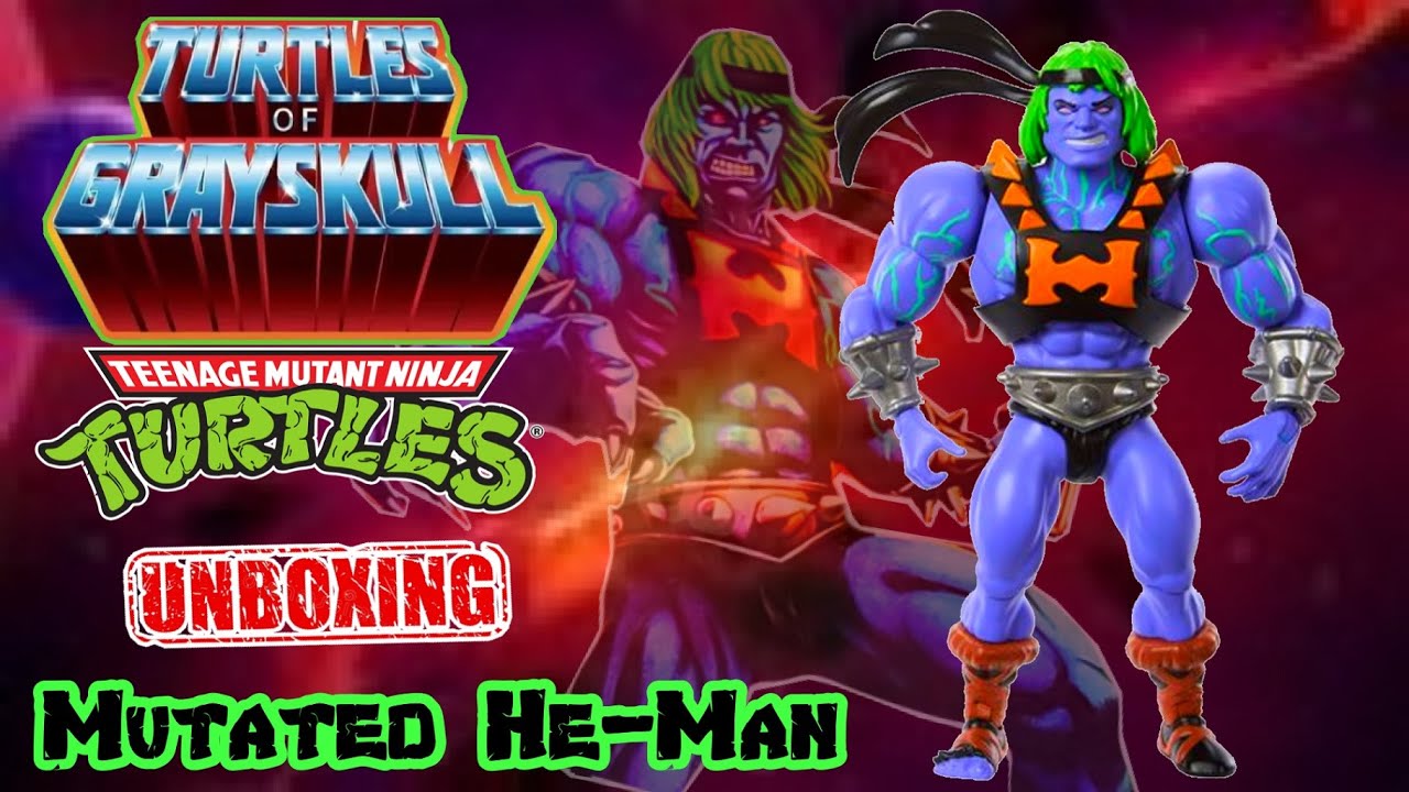 Turtles of Grayskull He Man Mutated Masters of the Universe Origins ...