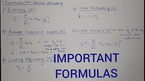 information theory and coding - YouTube