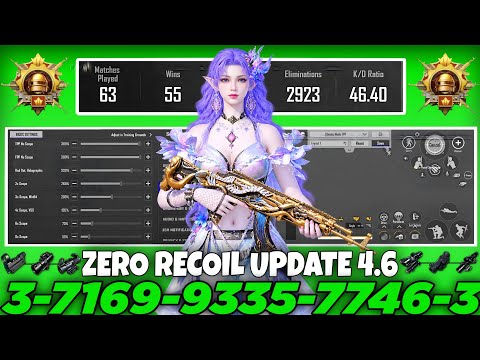 NEW UPDATE 4.6 CODE 🔥 PUBG MOBILE/BGMI SENSITIVITY SETTINGS 2026 | BEST SCOPE SENSITIVITY SETTINGS✅
