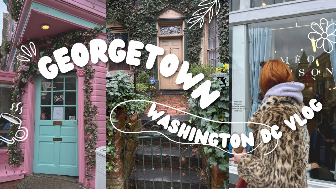 GEORGETOWN, WASHINGTON DC VLOG part 2 Visiting Yellow a Feed Phil ...