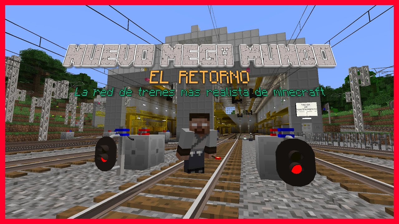 Los trenes más realistas de Minecraft!! Real Train Mod 1.12.2 || 😱 ...