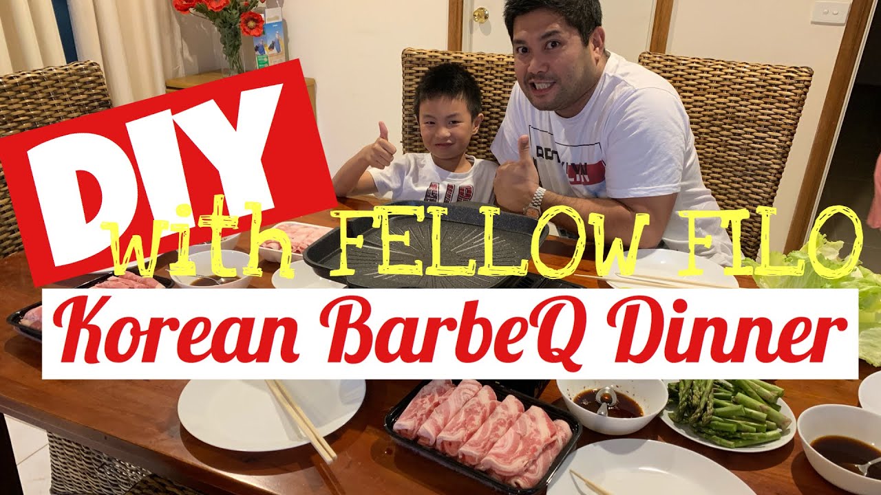 DIY KOREAN BBQ DINNER at Fellow Filo House and how to use portable ...