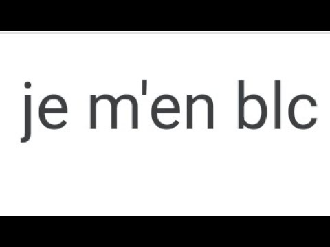 je m'en blc - YouTube