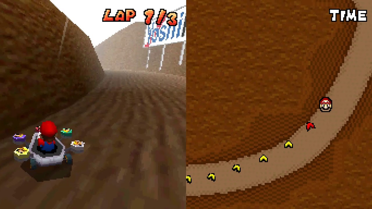 Mario Kart DS Choco Mountain 35″409 Flap - YouTube
