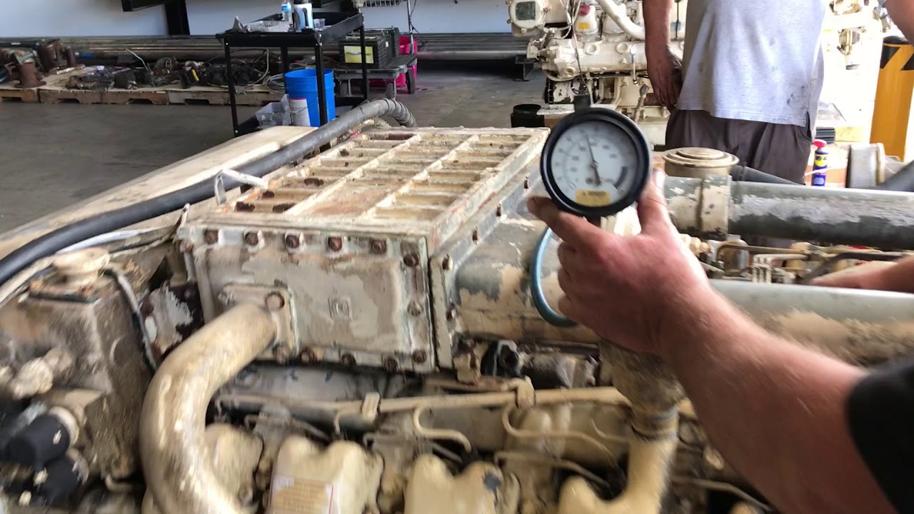 MAN D2842 LE406 Marine Diesel Engine - YouTube