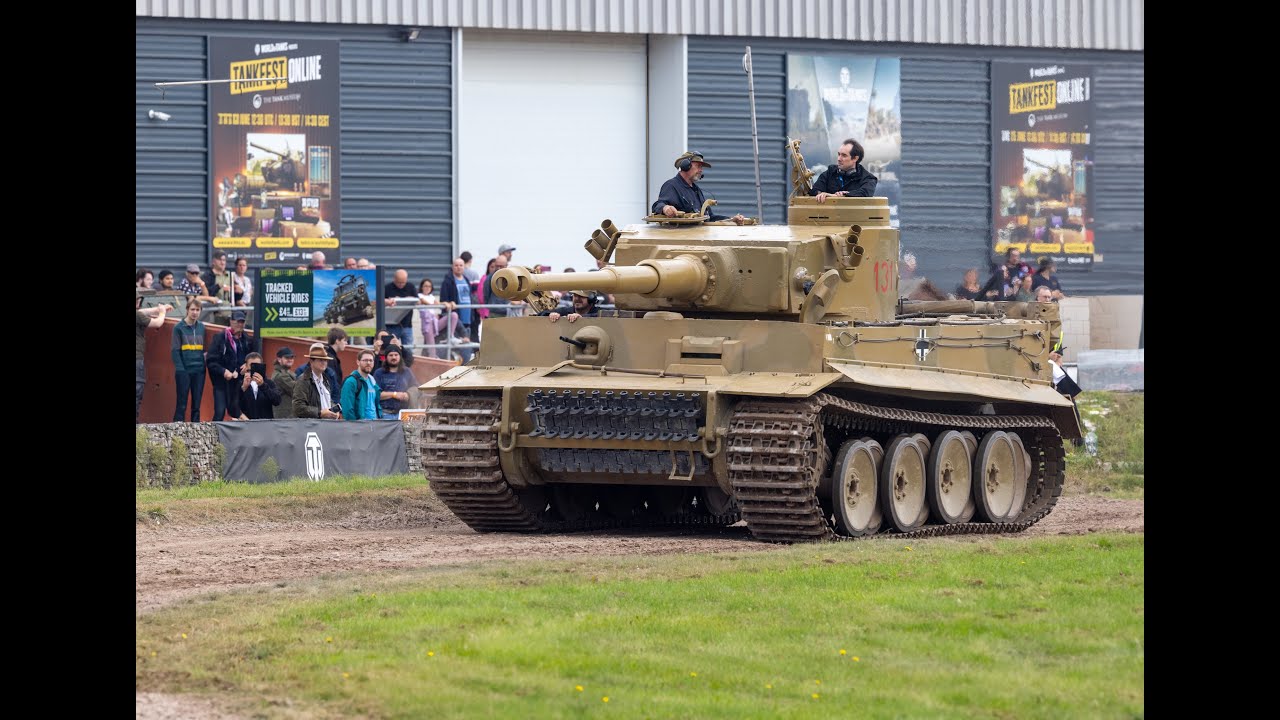 Tiger Tank at the Tiger Tank Day - YouTube