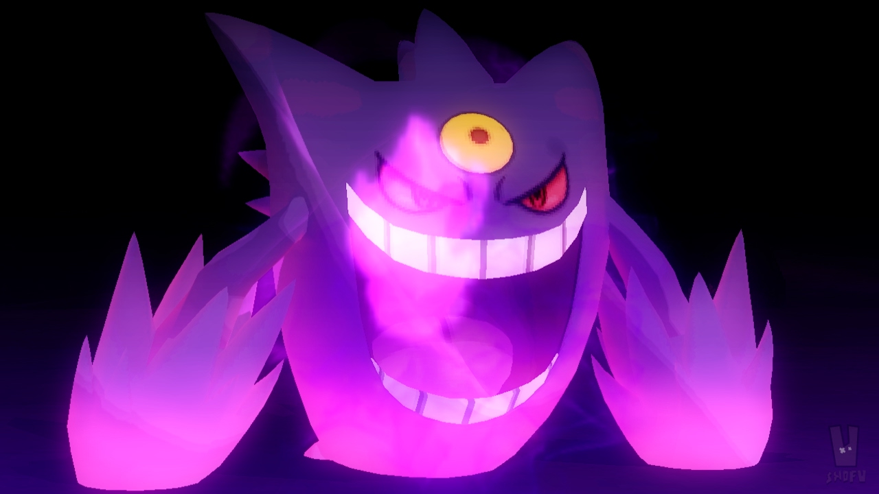 Pokemon Sun and Moon Wi-Fi Battle: Gengar Devours Your Dreams! (1080p ...
