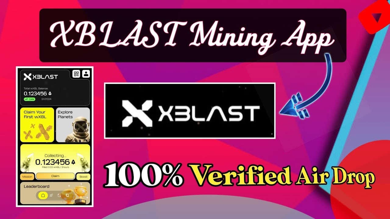 Xblast Mining ||New Telegram mining app||XBL mine free Airdrop Complete Guide - YouTube