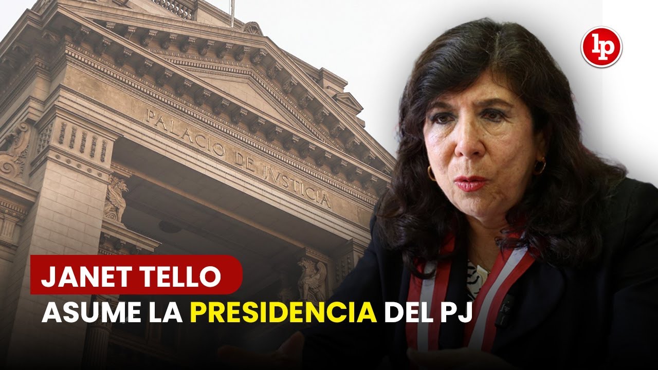 Jueza Janet Tello jura como presidenta del PJ para el periodo 2025-2026 ...
