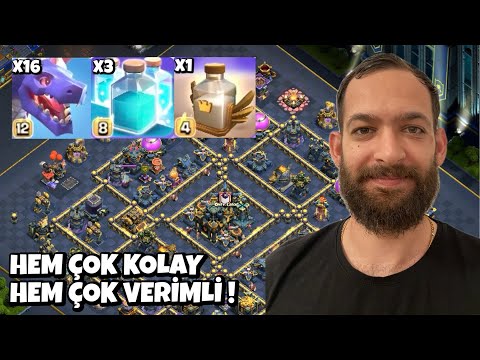 OYUNUN EN KOLAY ORDUSU ! EJDER YETİ KLON CLASH OF CLANS