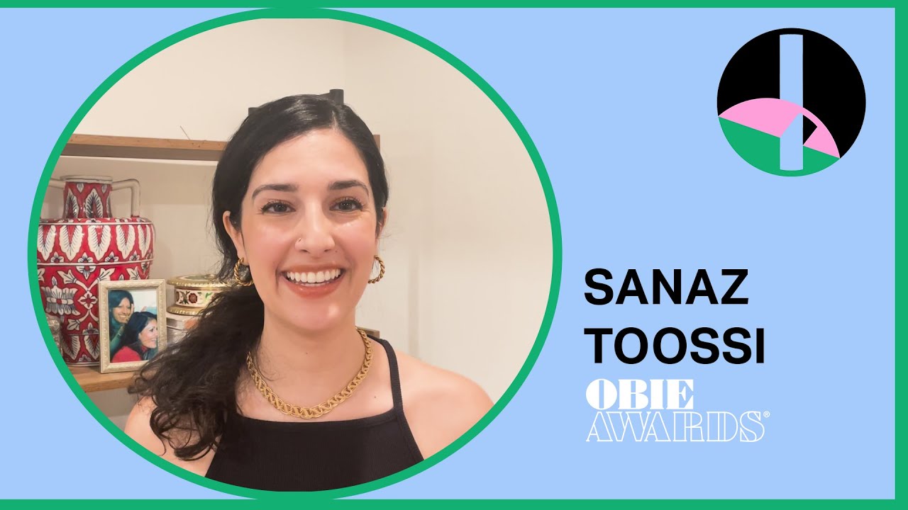 66th Obie Awards: Sanaz Toossi Acceptance Speech - YouTube
