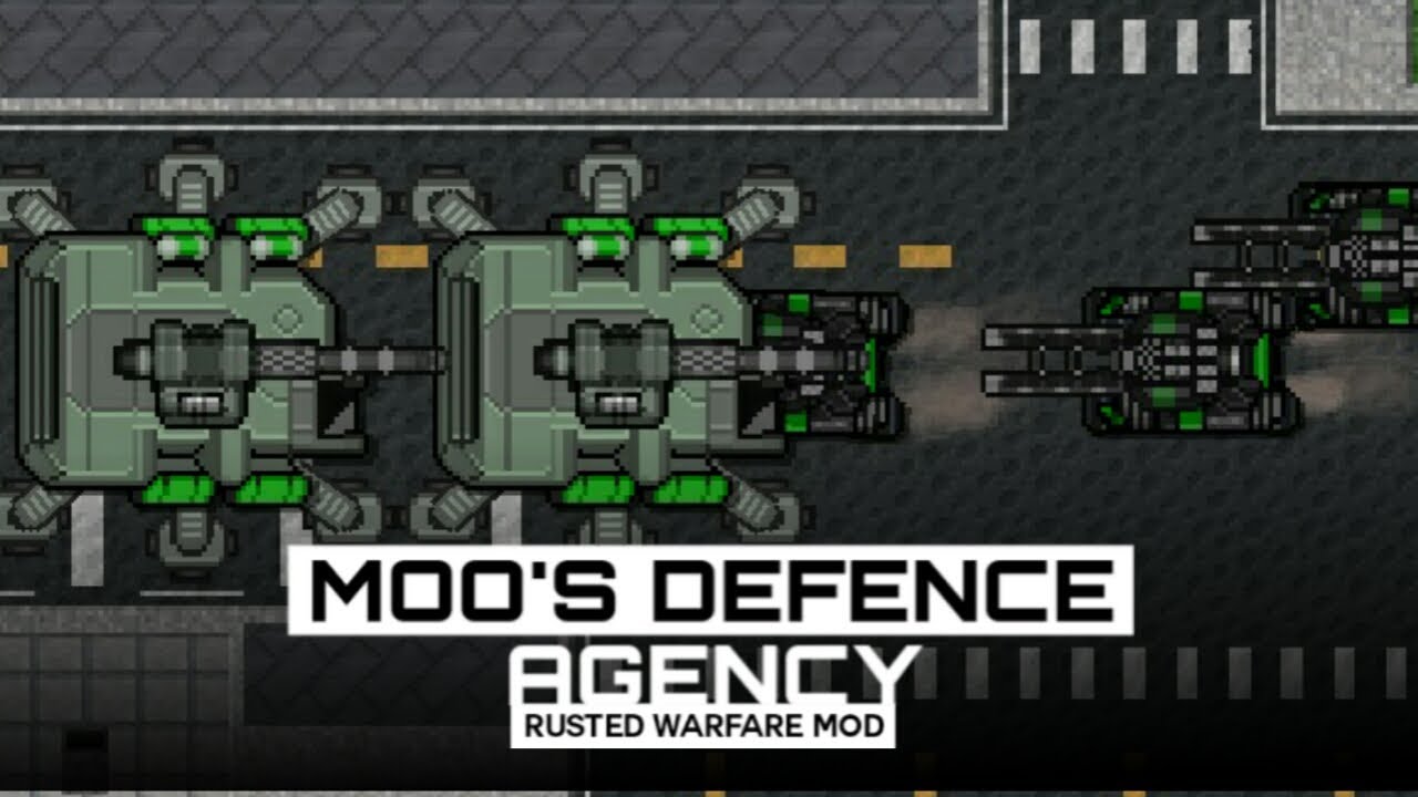 Rusted Warfare| A tank that can turn into a turret? (Moo's Defence ...