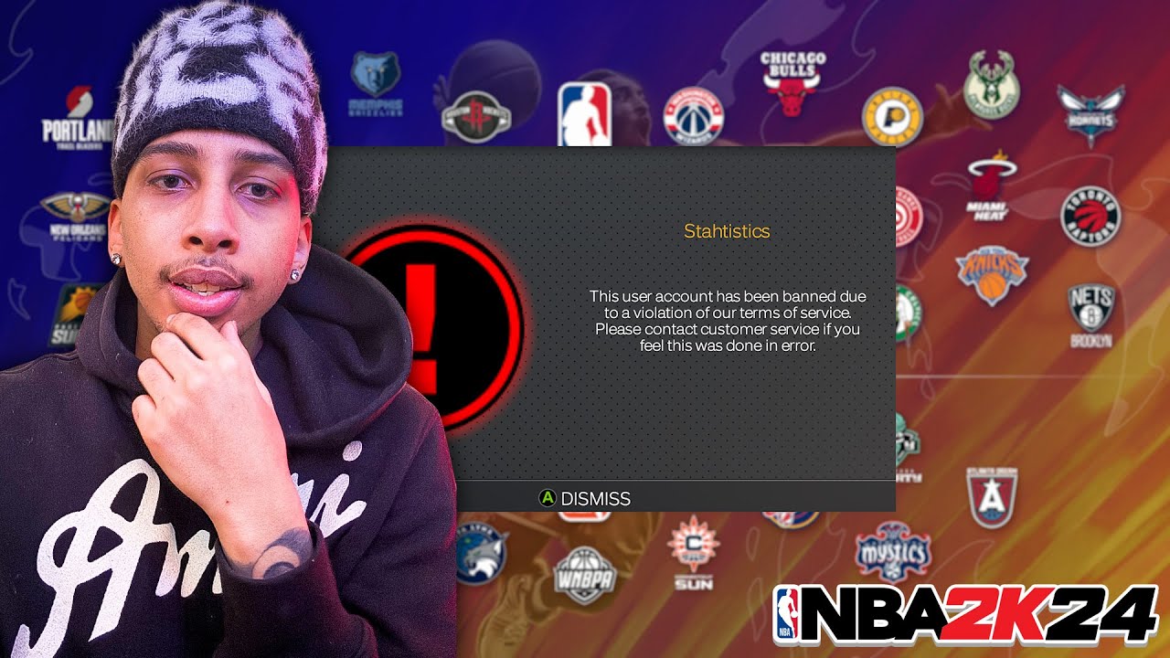 I GOT PERMANENTLY BANNED ON NBA 2K24! - YouTube