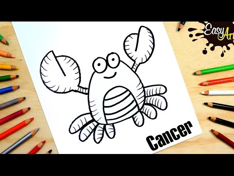 ZOODIACO CANCER│como dibujar el signo Cancer│how to draw the sign of ...