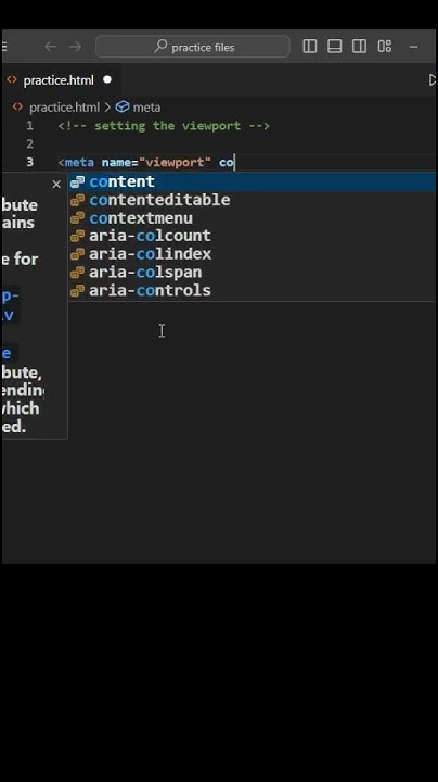 setting the viewport | #html #code #coding #frontend #webdesign # ...