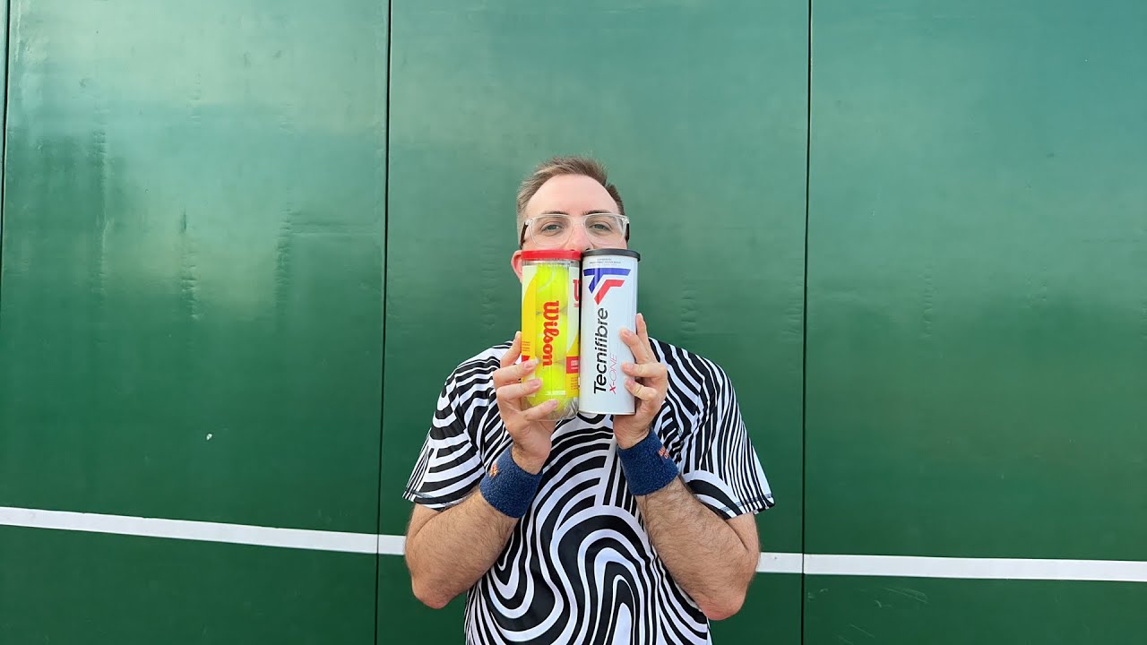 Live Tecnifibre X-One Tennis Ball Playtest - YouTube