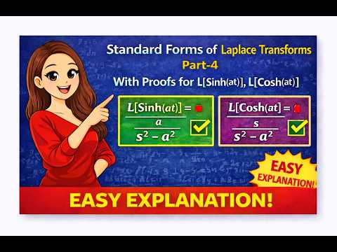 Laplace Transforms| Standard forms of Laplace Transforms | part-4 | Lec ...