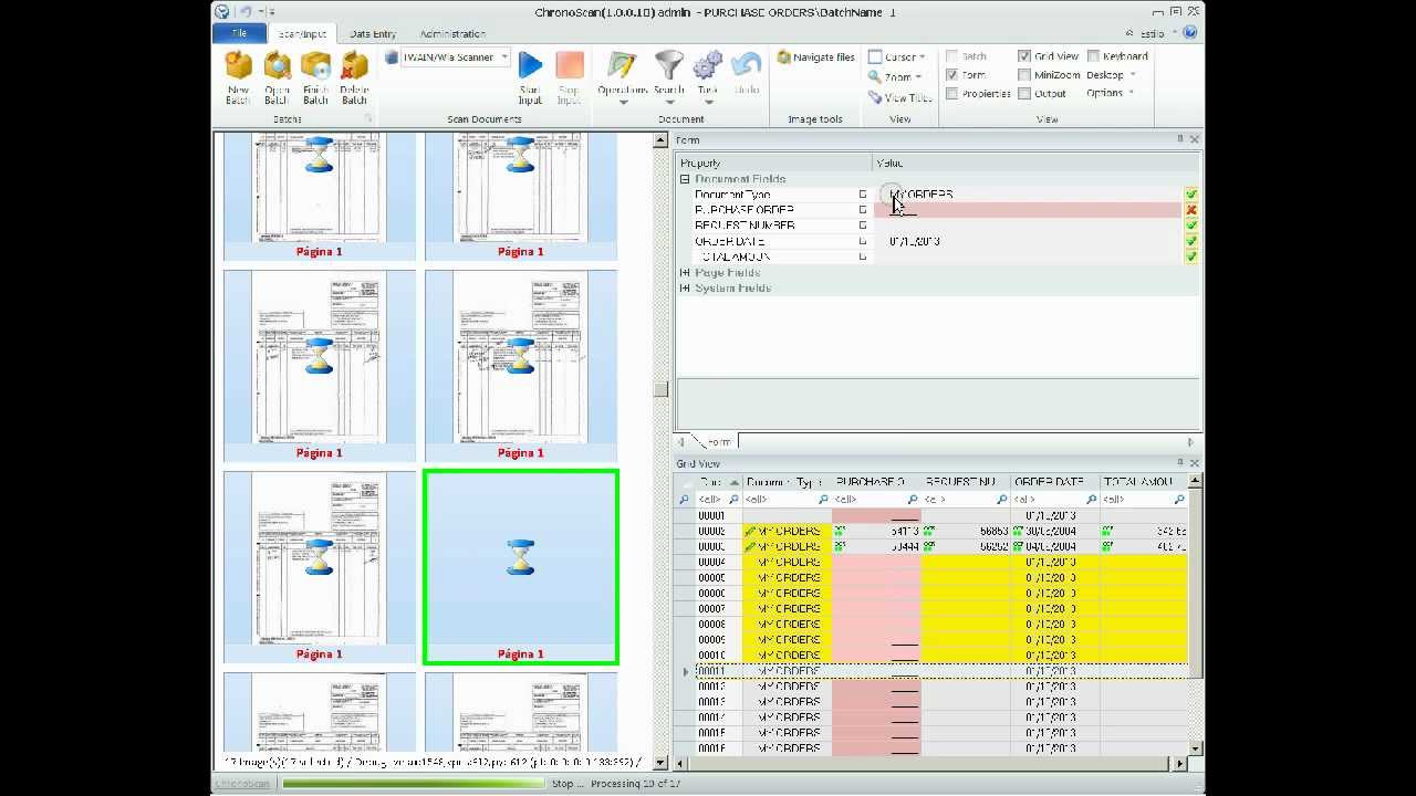 ChronosScan Doc Type and OCR Configuration - YouTube