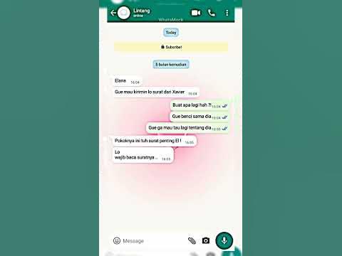 POV : Surat terakhir untukku ? .. | whatsmock fakechat| #beranda #fypシ #fakechat #shorts #4u # ...