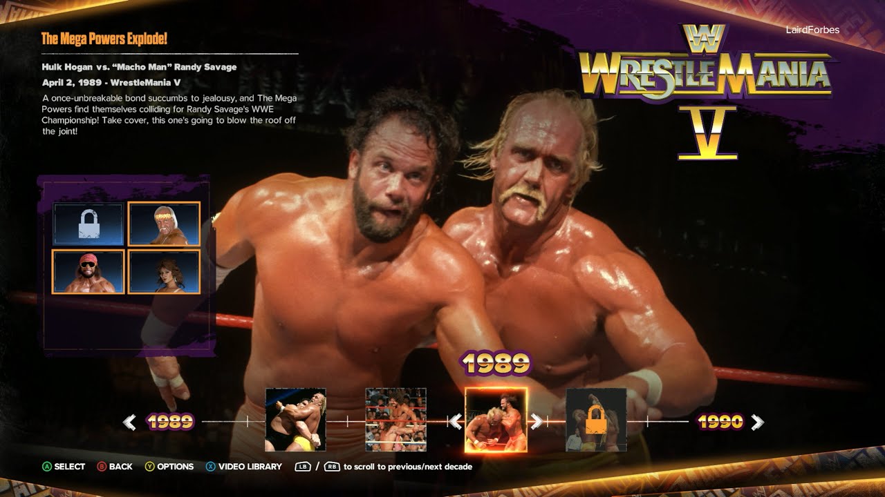 WWE 2K24 Wrestlemania Showcase Four - Hulk Hogan vs "Macho Man" Randy ...