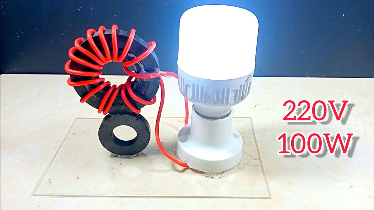 Generate free electricity at home with magnets - YouTube