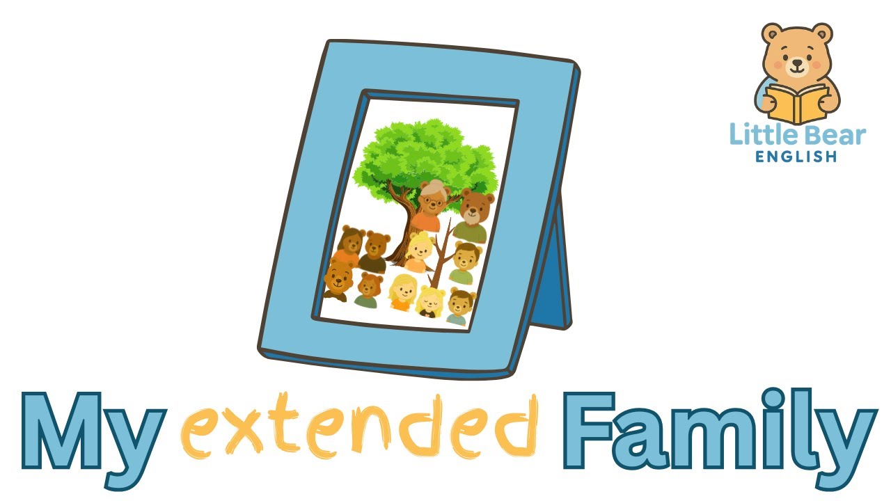 Extended Family Song for ESL Kids 🎶 | Vocabulary #learnenglish # ...