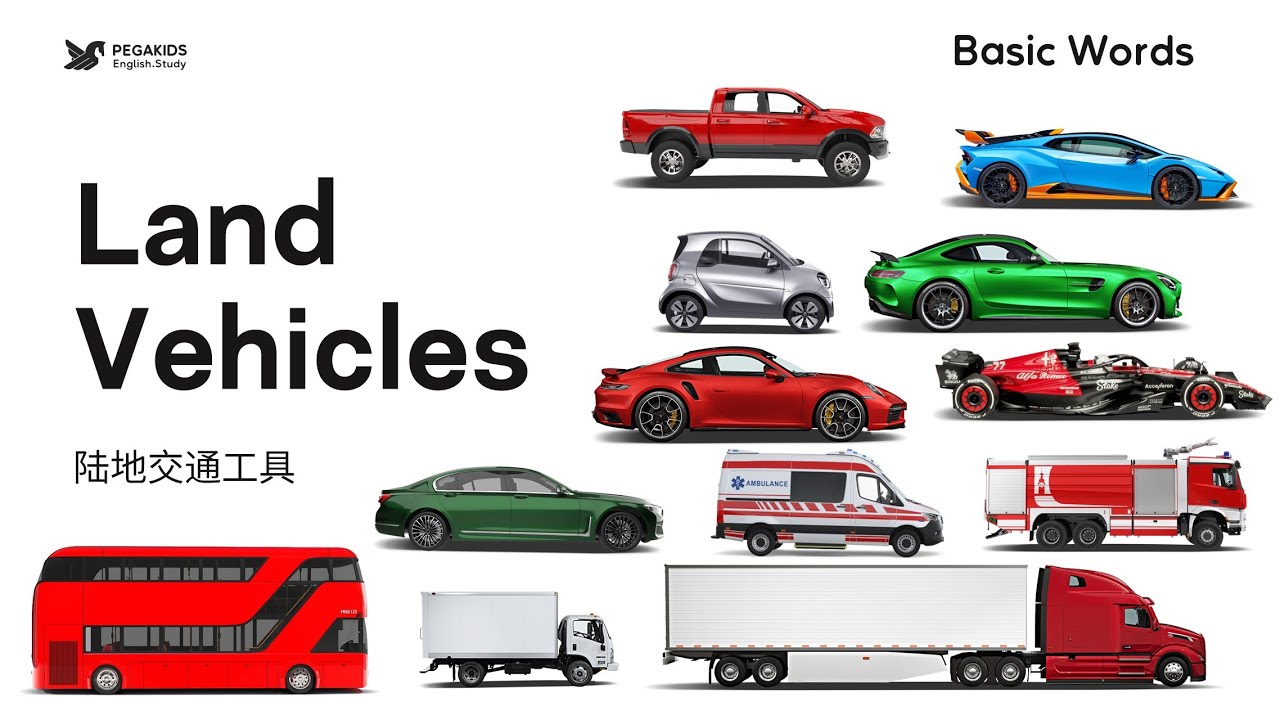 Vehicle names | Types of Vehicles in English Vocabulary | Transport ...