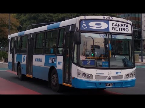 Línea 9 interno 9017 Todo Bus Pompeya II MT15 sin aire acondicionado ...