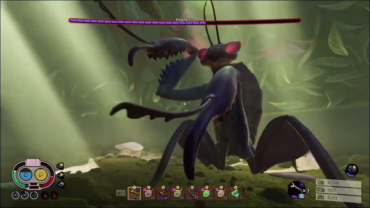 Mantis Boss Fight Grounded - 1.0 - YouTube