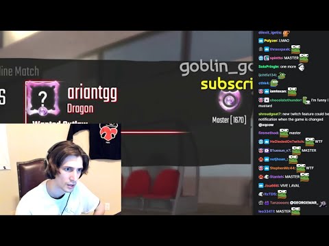 xQc First Time meet Master Rank in Dark Roll Free Kick Challenge