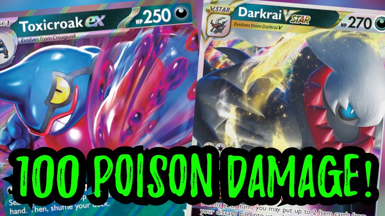 Toxicroak ex Hits for 100 DAMAGE for POISON Pokemon TCG Live - YouTube