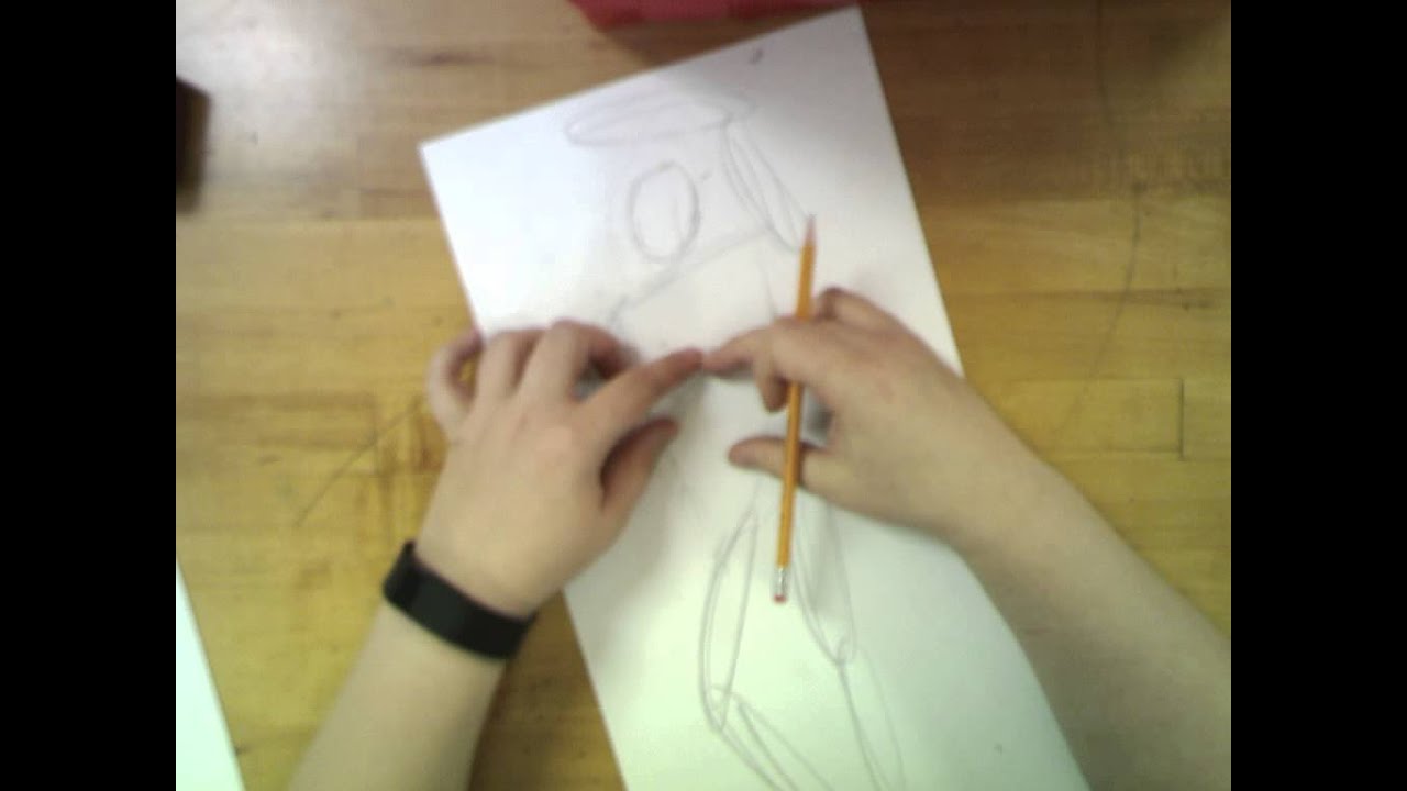 7th grade - Greek God Playing Card Drawing Step 1 - YouTube