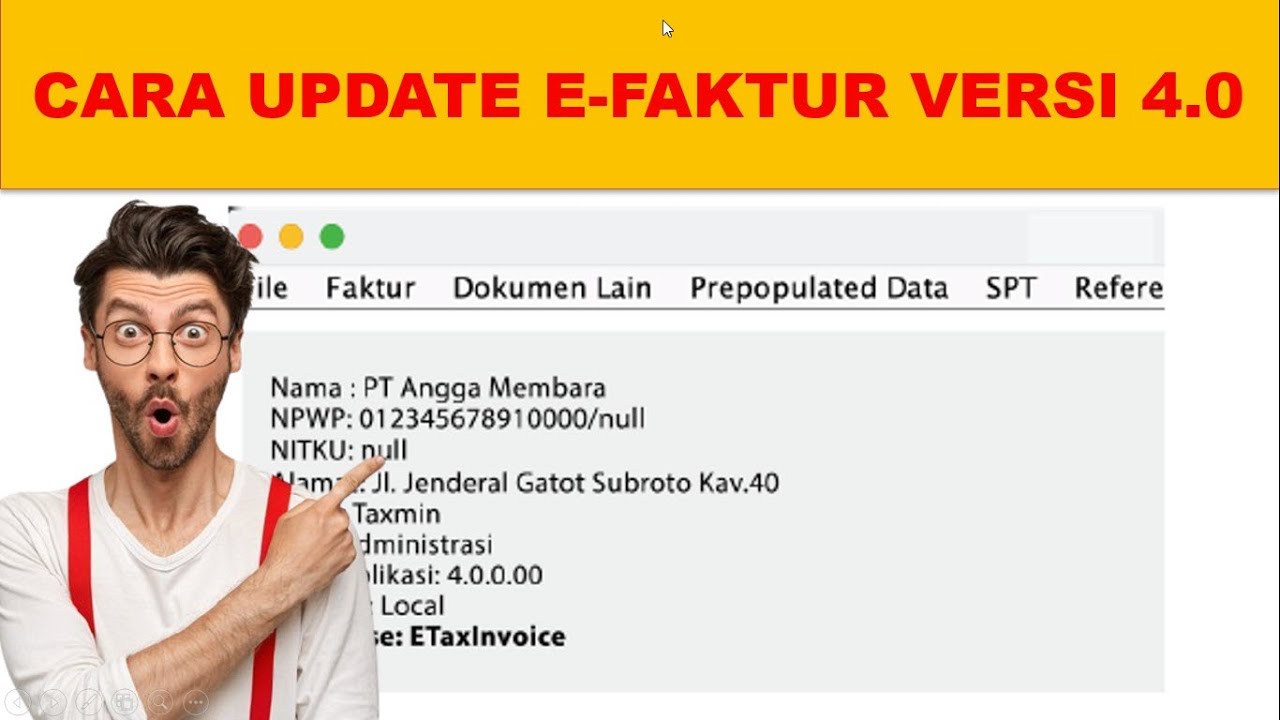 Cara Update e-Faktur Versi 4.0 Terbaru 2024 - YouTube