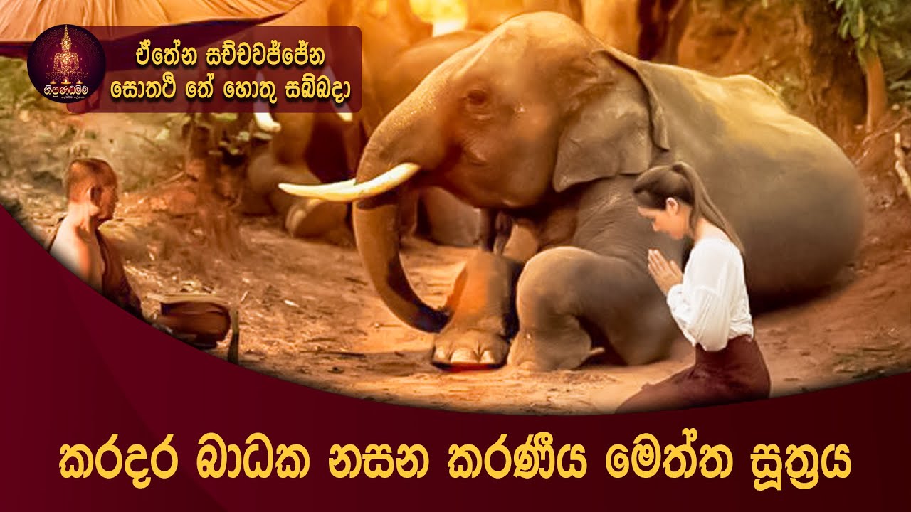 කරණීය මෙත්ත සූත්‍රය | karaniya meththa සූත්රය | karaniya metta suthraya ...