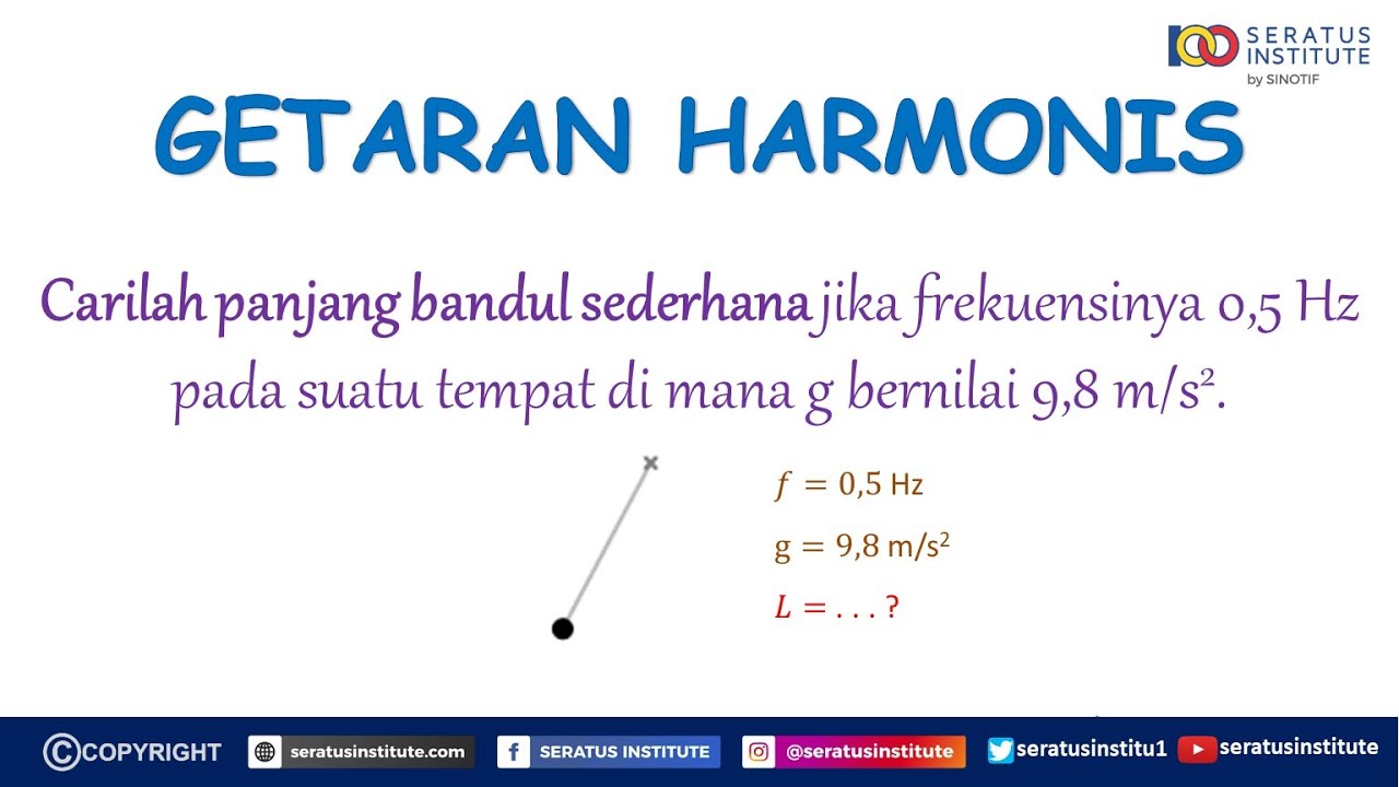 Getaran Harmonis - Soal 27 Panjang bandul sederhana - YouTube