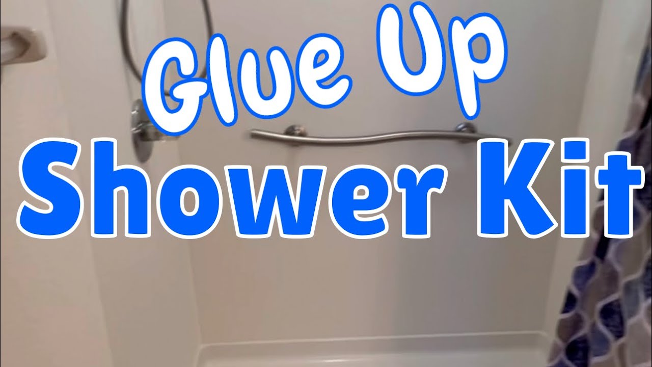 Glue Up Shower Wall Kit & Base Installation - Demo - Installation ...