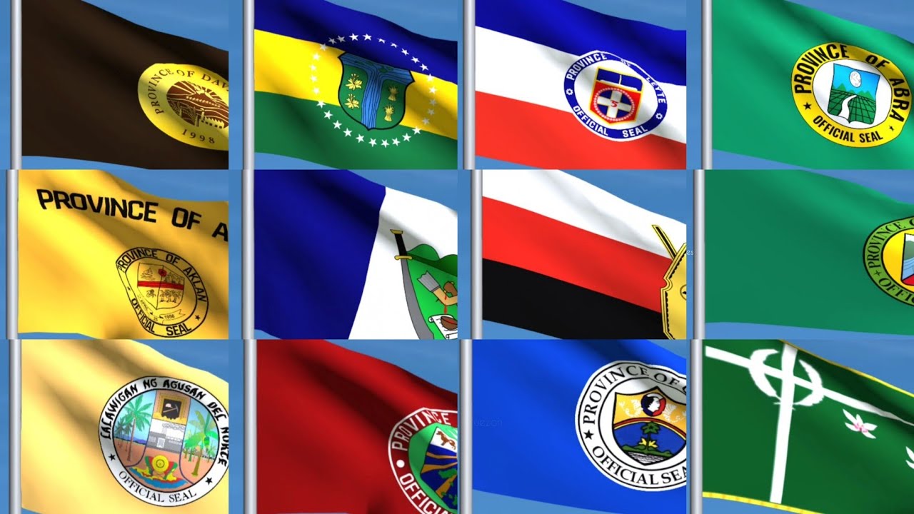 Flags of the Provinces of the Philippines - YouTube