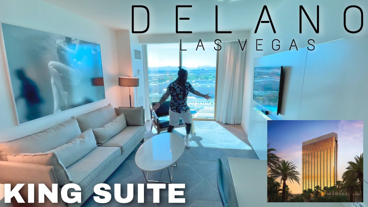 DELANO LAS VEGAS ROOM TOUR: KING SUITE - YouTube