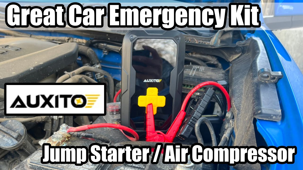 Great Car Emergency Kit - Auxito aJ01 Portable Jump Starter / Air ...