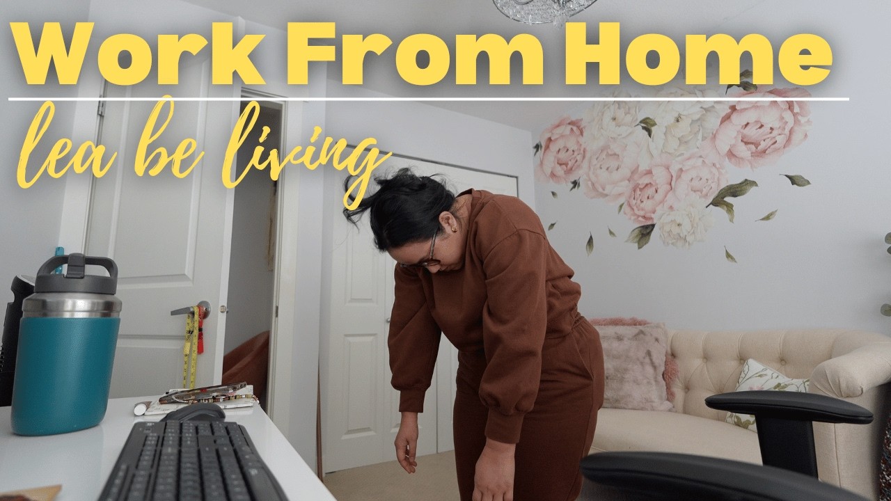 Spend the day with me! Working from home 💟 Days In My Life | Office ...