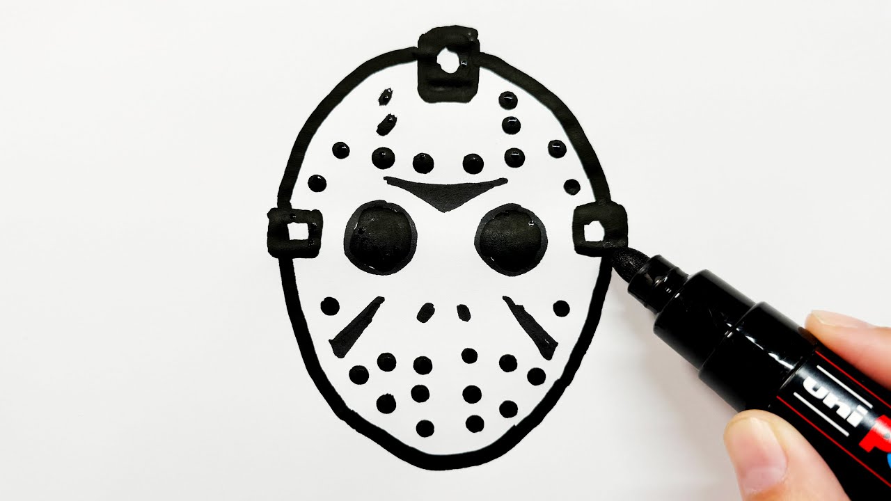 How to Draw Jason Voorhees - YouTube