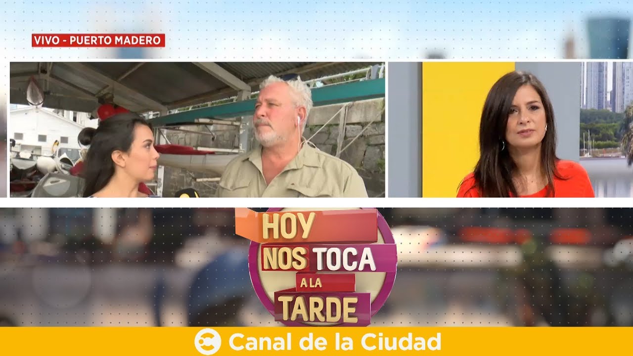 Vicky visita una escuela de remo en Puerto Madero en Hoy Nos Toca a la ...