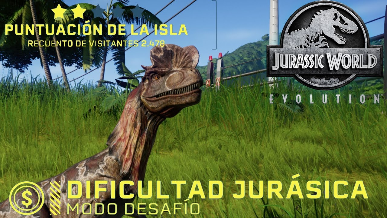 Jurassic World Evolution - CONSIGO 2 ESTRELLAS - JWE GAMEPLAY ESPAÑOL ...