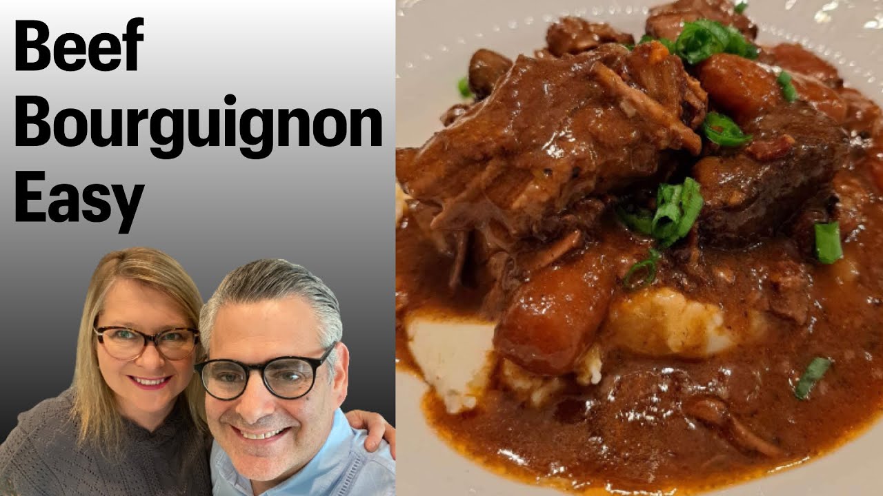How to make easy Beef Bourguignon with recipe below. - YouTube