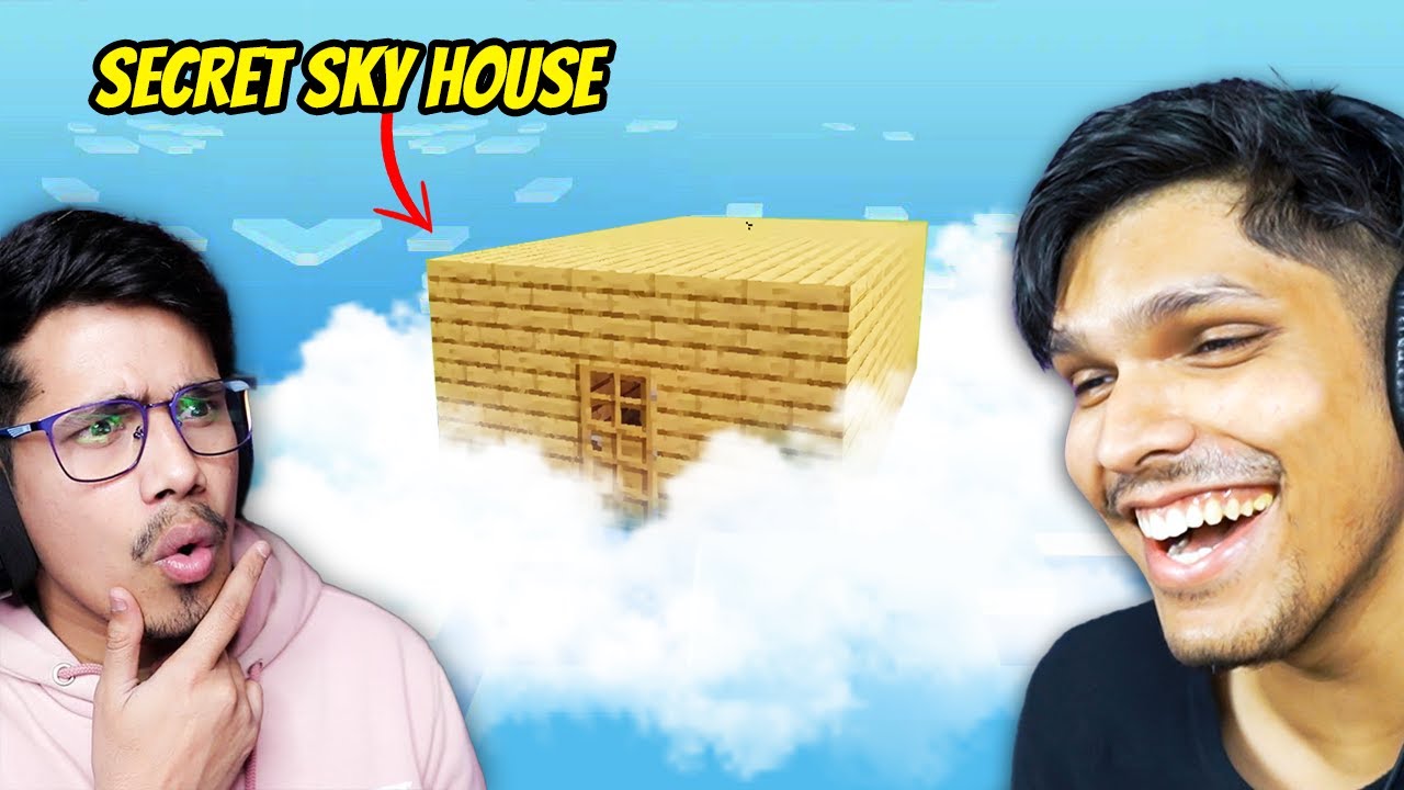 Can You Find My SECRET SKY HOUSE in Minecraft? Ft. @GamerFleet - YouTube